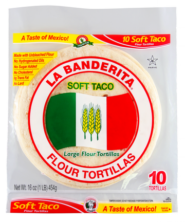 la Banderita 8" Tortilla 454g 10 Pack – Fresh Sensations Online