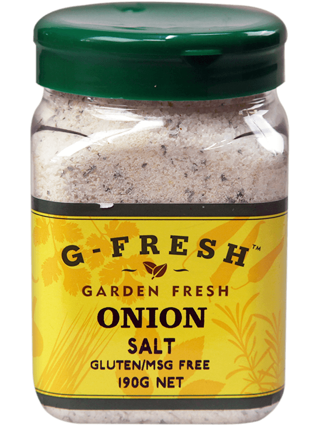 Gfresh Onion Salt 190g – Fresh Sensations Online